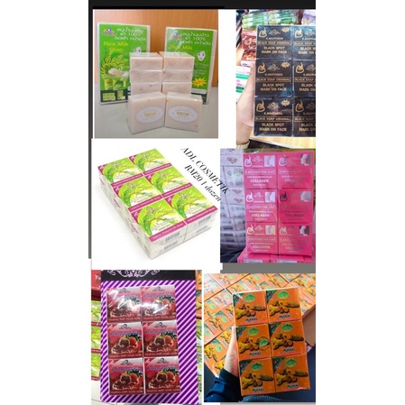 ORIGINAL THAILAND 🇹🇭 SABUN MUKA CAP JAM(BETIK/KUNYIT/BERAS/DELIMA ...