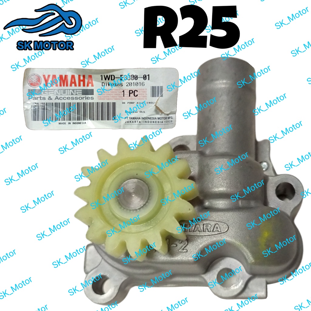 Yamaha YZF-R25 R25 R3 MT25 Original Idle Gear / Oil Pump Assy Pump Minyak Hitam Pam Pum 4T 1WD ...