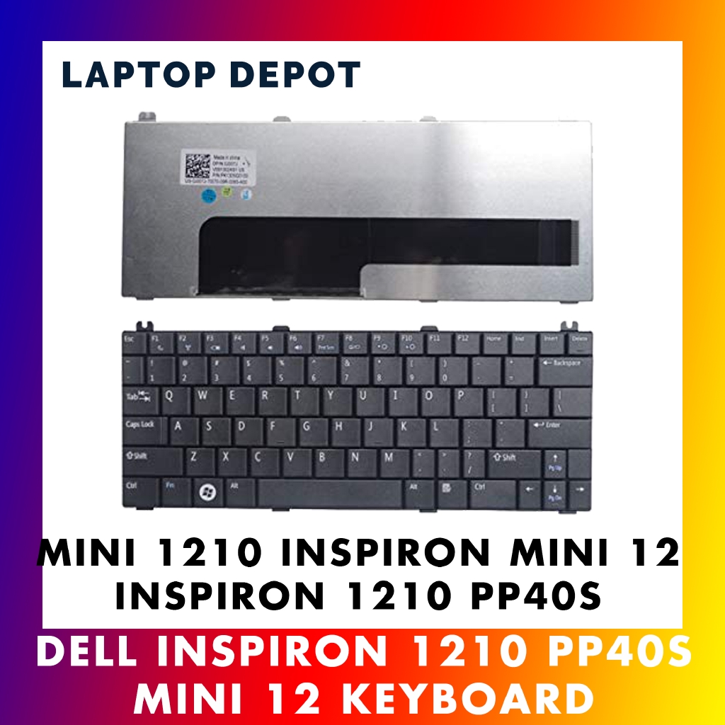 Dell Mini 12 Inspiron 1210 PP40S US Replacement Keyboard | Shopee Malaysia