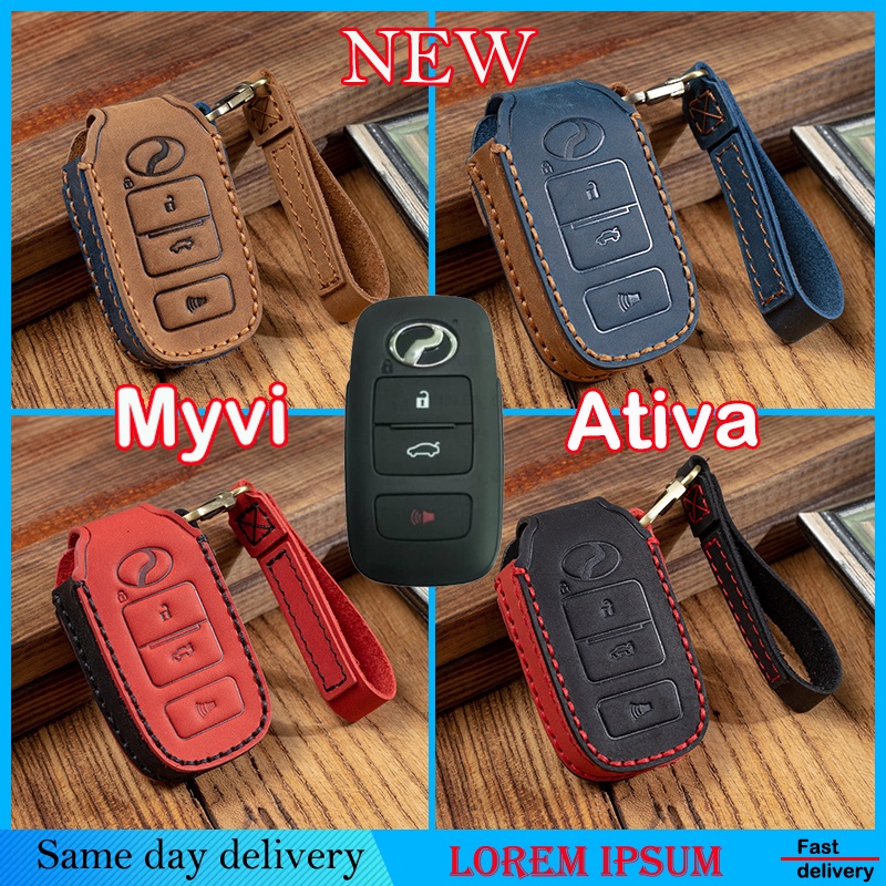 Perodua Ativa Myvi 2022 Alza Axia 2023 2024 2025 key cover Leather ...