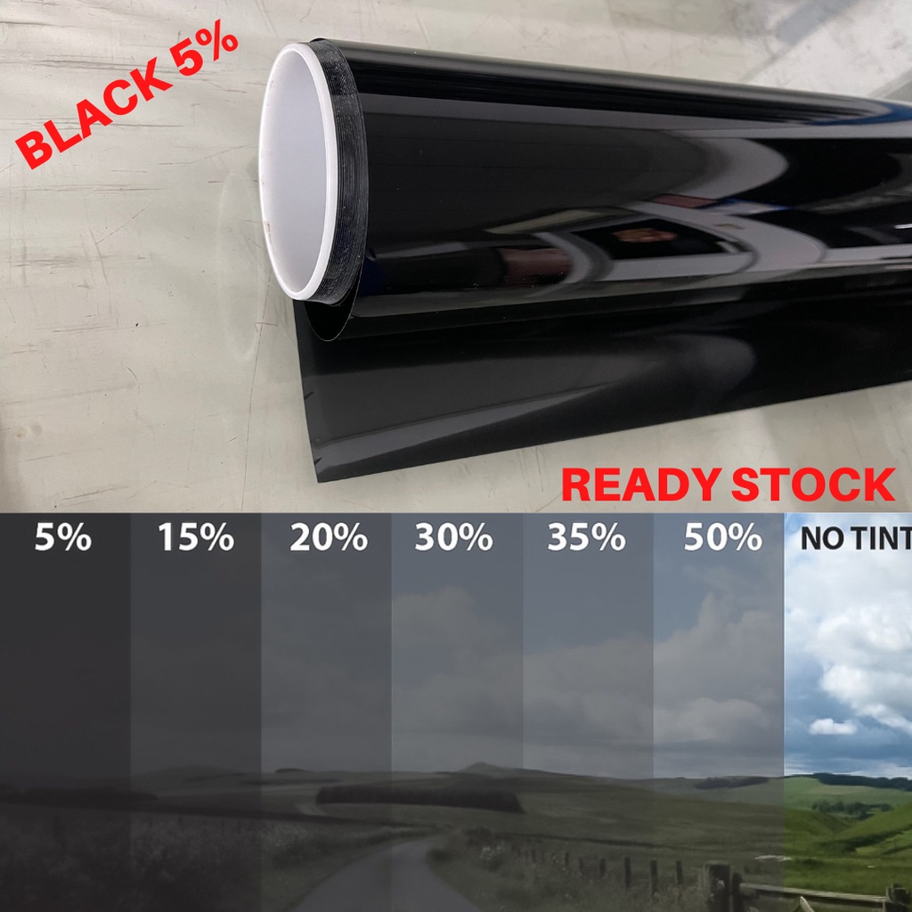 Tinted black 5%/ Tinted Rumah/ Tinted Cermin/ Tinted building/ Tinted ...