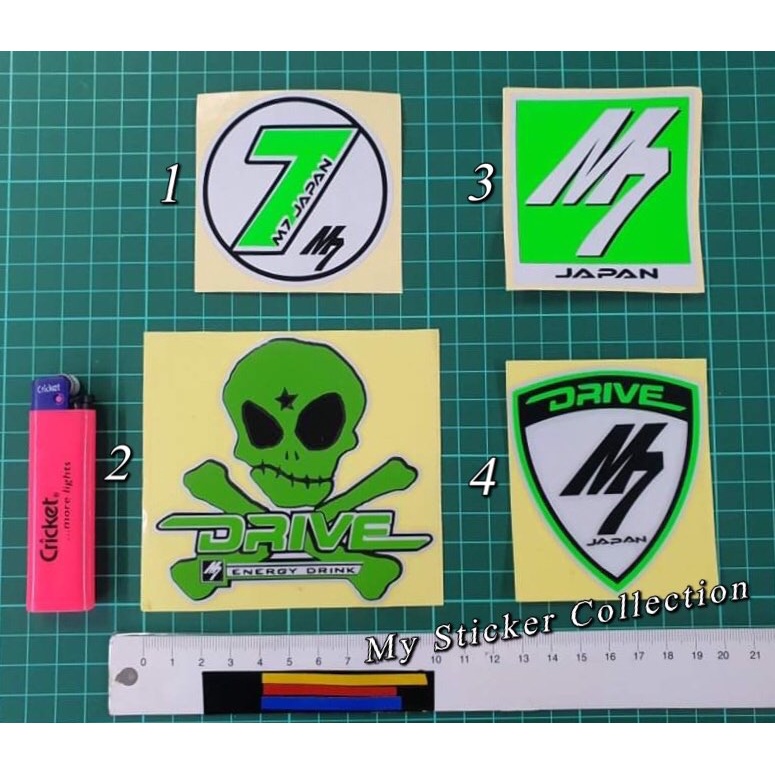 M7 Drive / Energy Drink / M7 Japan Sticker Cutting Overlapping ...