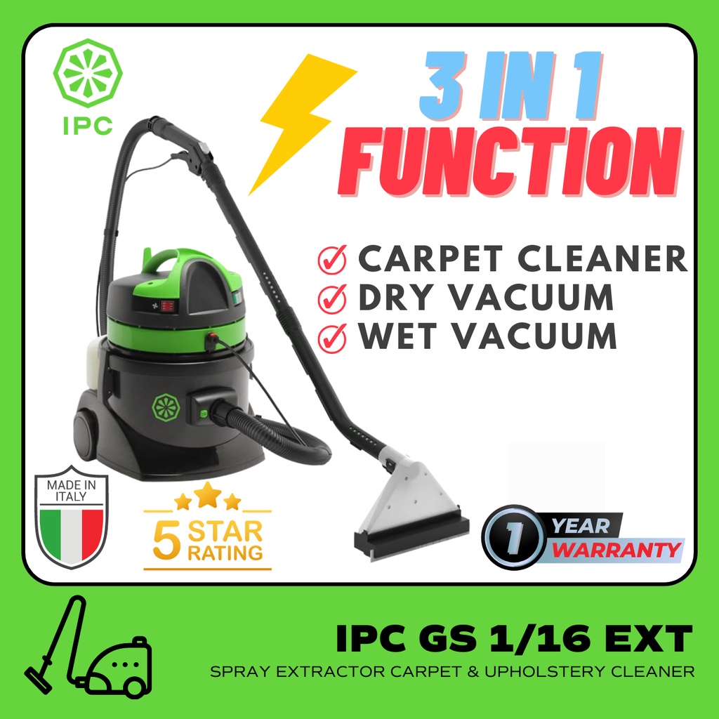 [2024] IPC Carpet Cleaner Machines. 3 in 1 Function Made in Italy ...