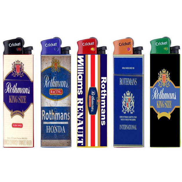 ROTHMANS SPECIAL 5 PCS LIMITED EDITION CUSTOM CRICKET LIGHTER | Shopee ...