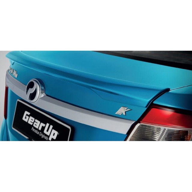 Perodua Bezza OEM ABS Spoiler Gear Up Spoiler body kit with paint ...