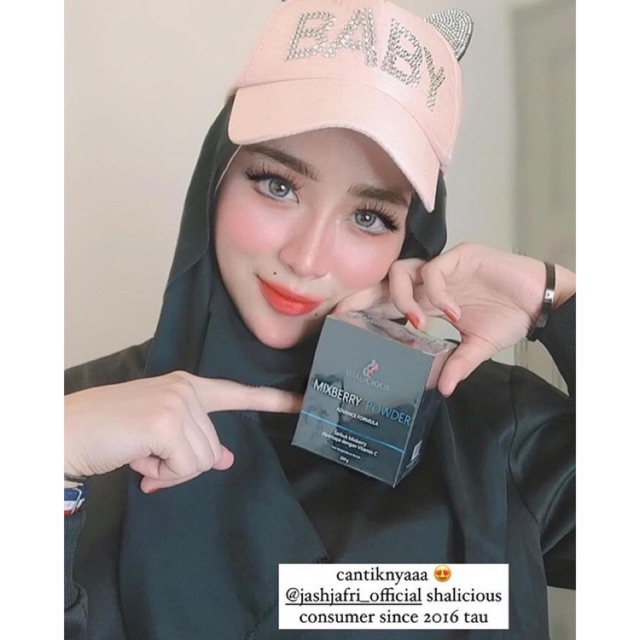 MIXBERRY POWDER SHALICIOUS ORIGINAL 💯HQ 🔥READYSTOCK🔥FREE GIFT | Shopee ...