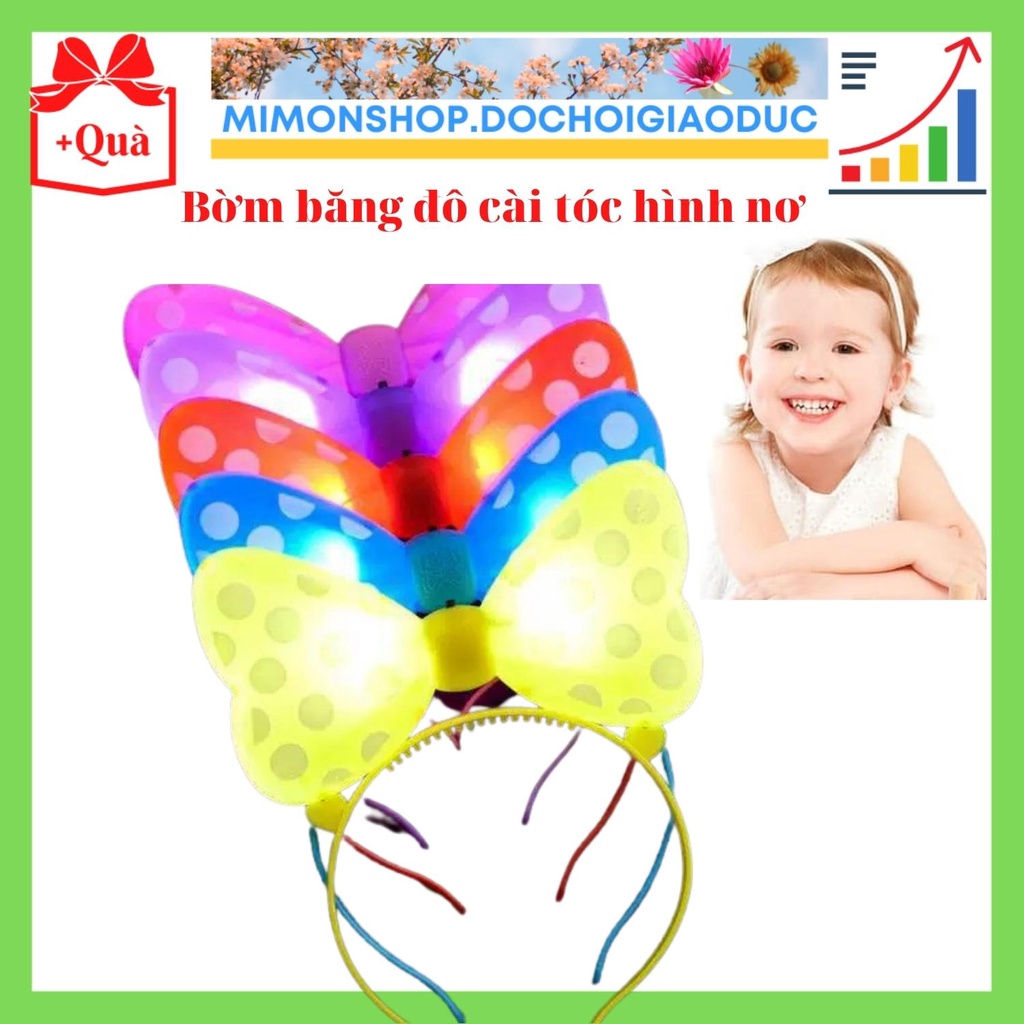 Flashing led bow hairband for Christmas, Christmas, halloween CNY MIMON ...
