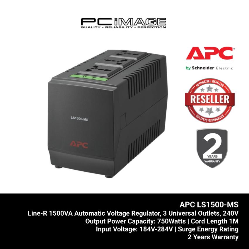 APC Line-R 1500VA Automatic Voltage Regulator LS1500-MS | Shopee Malaysia