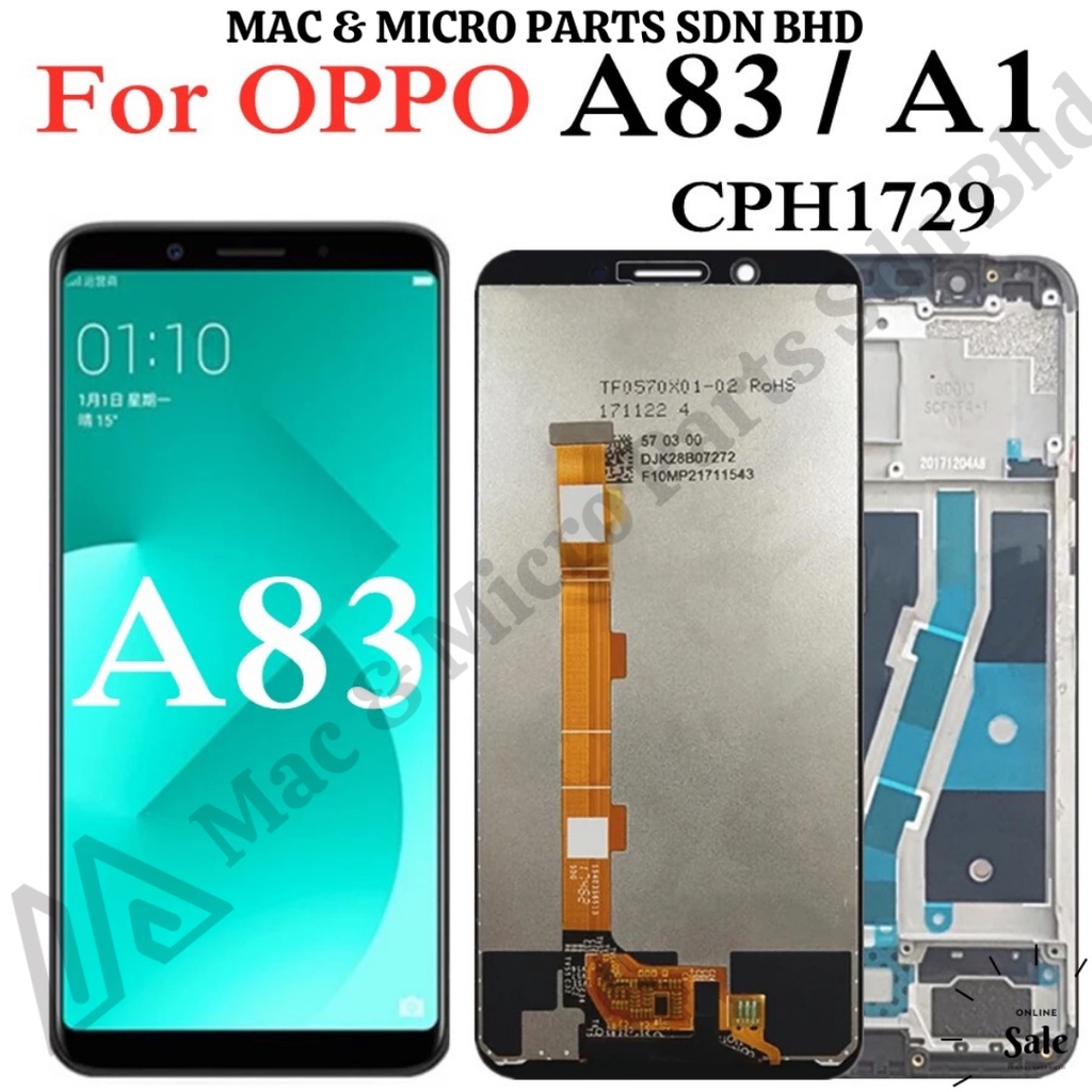 Oppo A83 Fullset LCD Premium Quality Touch Screen Digitizer Replacement ...