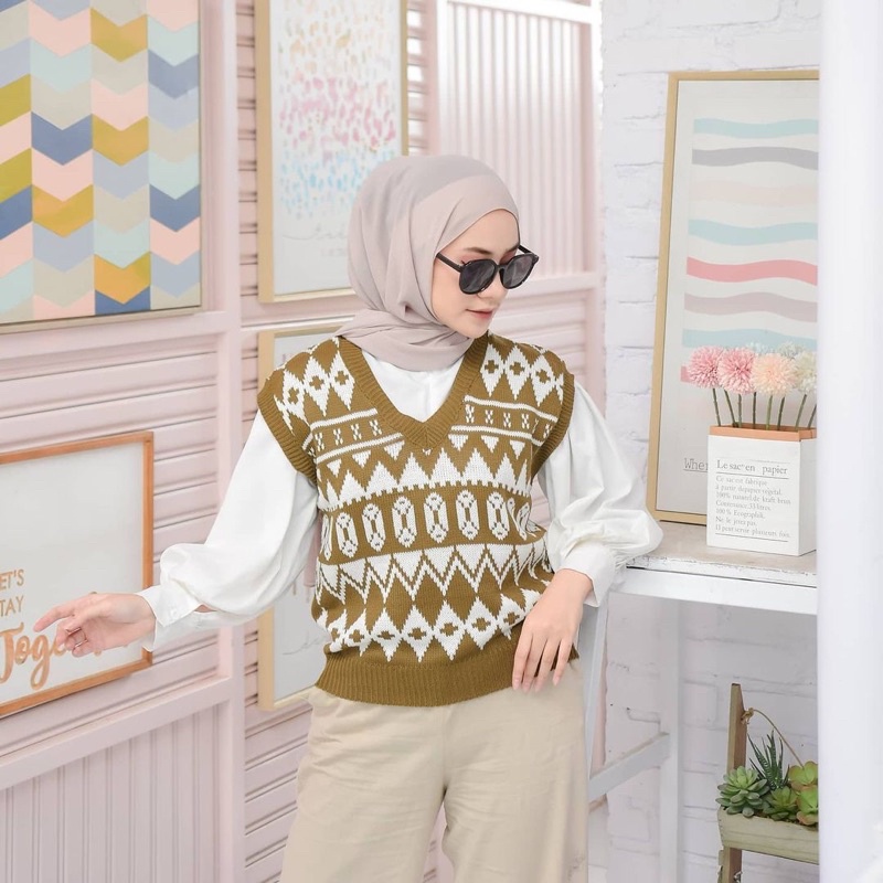 Korean STYLE VEST KOREAN VEST LUXURY VEST OVERSIZE ROMPI KOREAN ...