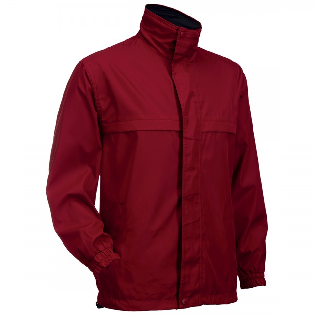 WR0106 MAROON/BLACK REVERSIBLE 2 SIDE WEAR WINDBREAKER JACKET 100% ...