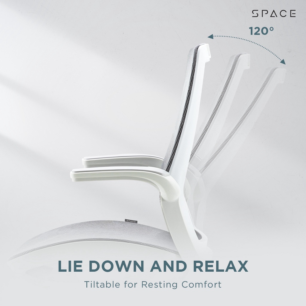 SPACE Ergonomic Chair Lite - 4 Years Official Warranty (Office Chair ...