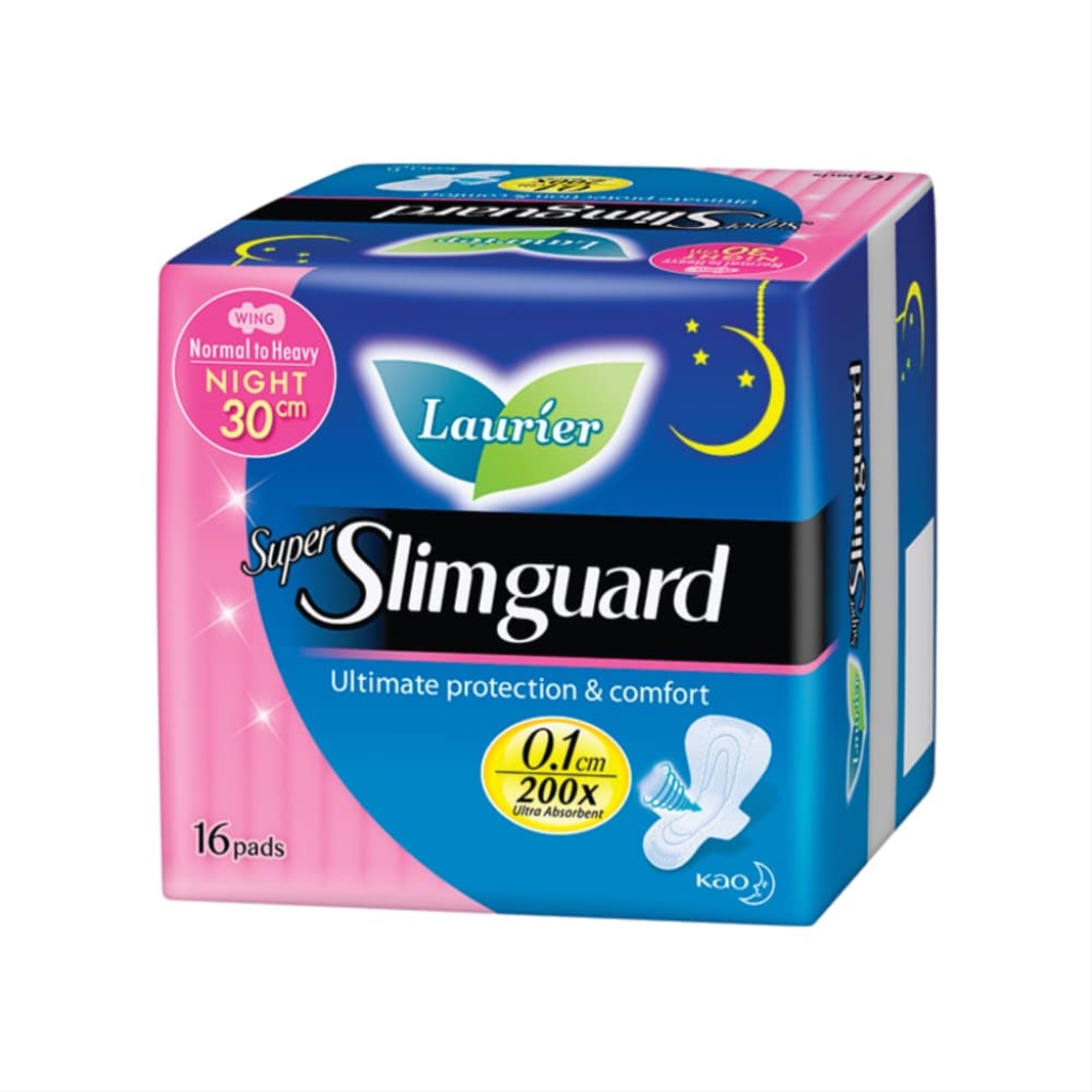 LAURIER Super Slimguard Normal to Heavy 30cm x 16s WT2 | Shopee Malaysia