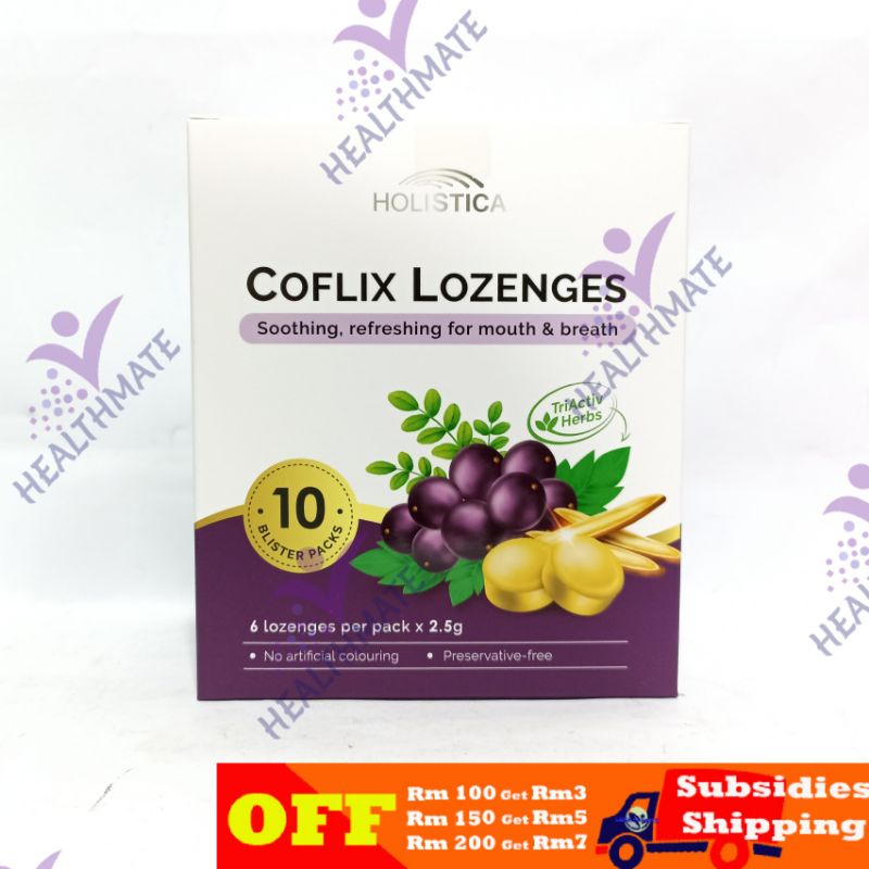 HOLISTICA-Coflix Lozenges (6'SX10) | Shopee Malaysia