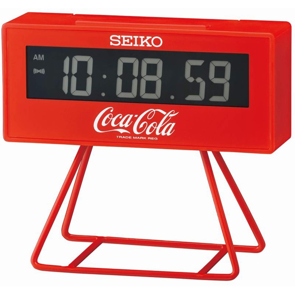 Seiko Coca Cola Limited Edition Miniature marathon Clock Timer QHL901R ...
