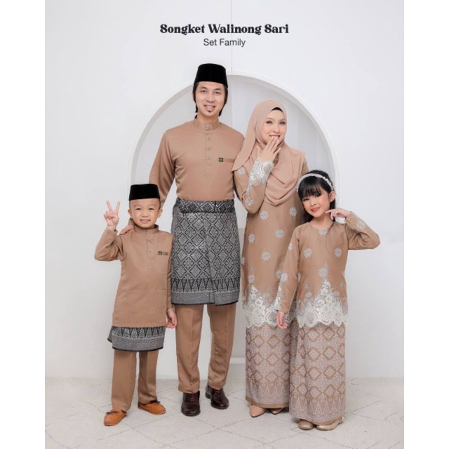 👍🏻 MASROM SET FAMILY SEDONDON BAJU KURUNG BAJU MELAYU BAJU RAYA SATU ...