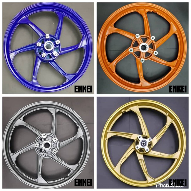 ENKEI 6 BATANG SPORT RIM FOR Y15ZR, LC135, Y125Z. !!!FULL COP BEST PRODUCT!!!SR002 | Shopee Malaysia