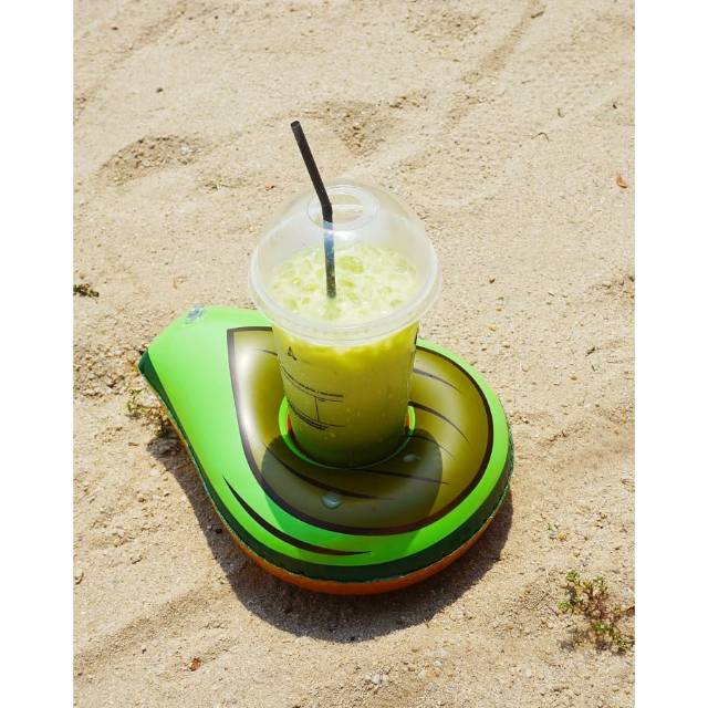 Cup holder float float cup drinking float cup mini float avocado cup ...