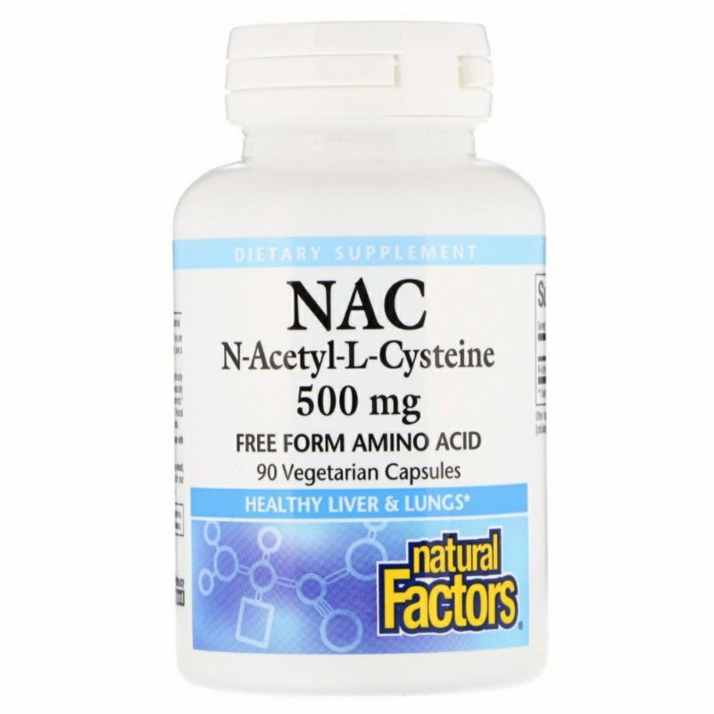 NAC, N-Acetyl-L Cysteine, 500 mg, Lungs & Liver Health (90 Veg Caps) 🇨🇦 ...