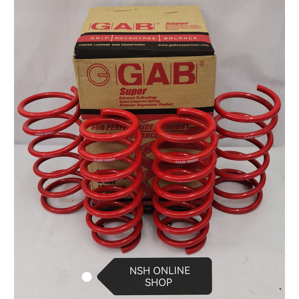 GAB Sport Coil Spring for Perodua Myvi Old & Myvi LB 2005-2017 Year ...