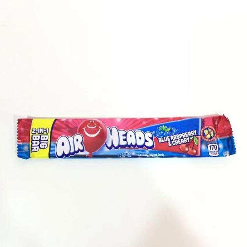 Airheads 2-in-1 Big Bar Blue Raspberry & Cherry 1.5oz | Shopee Malaysia