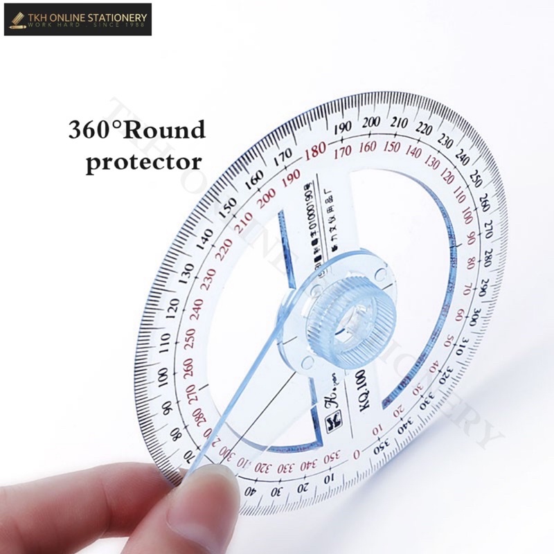 protector Ruler 360° Round Degree (1 pcs) | Shopee Malaysia