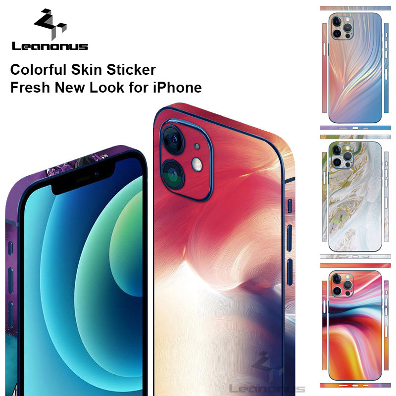 Dazzling Wraps Stickers for iPhone 12 Pro Max Mini Colorful Decal Skin ...