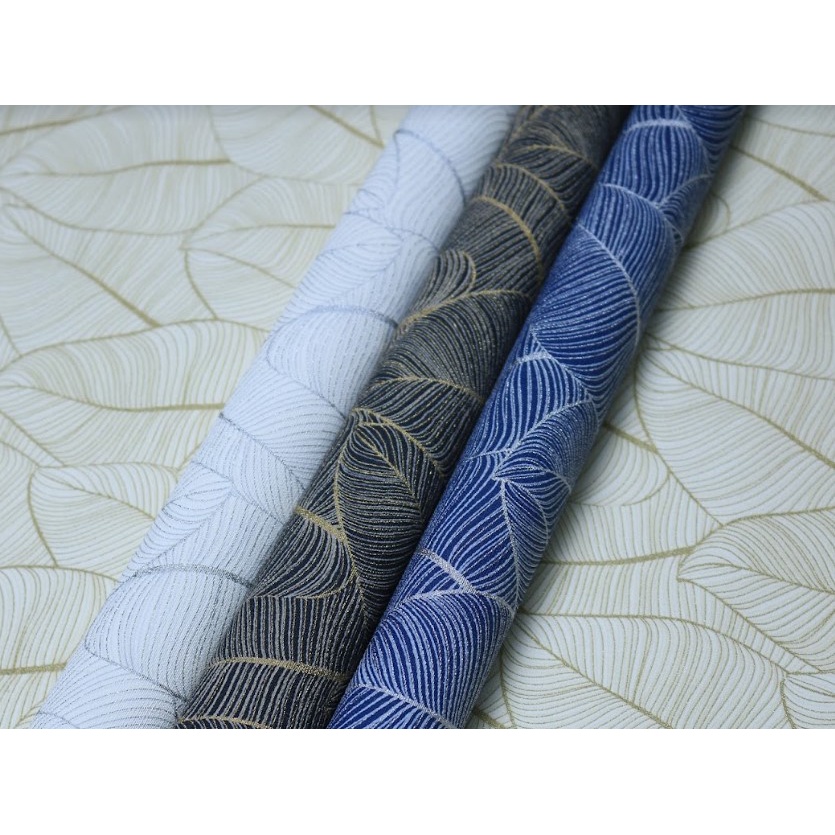 Ready Stock Wallpaper Modern Embossed Pattern Korean Made With Texture ...