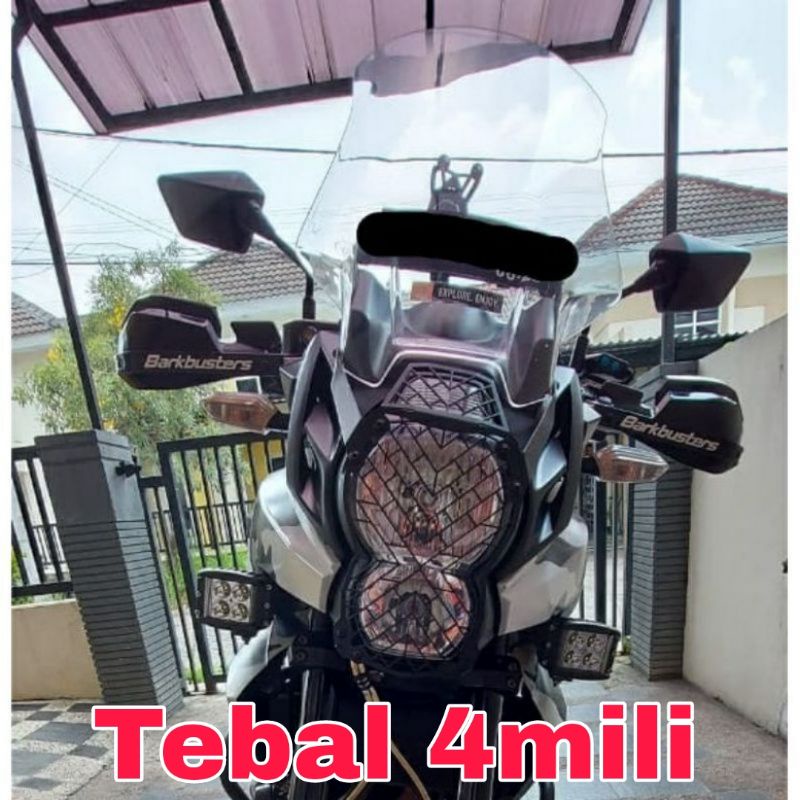 Windshield VISOR VERSYS 250/650, VIXION, VERZA, PULSAR, V-STROM ETC ...