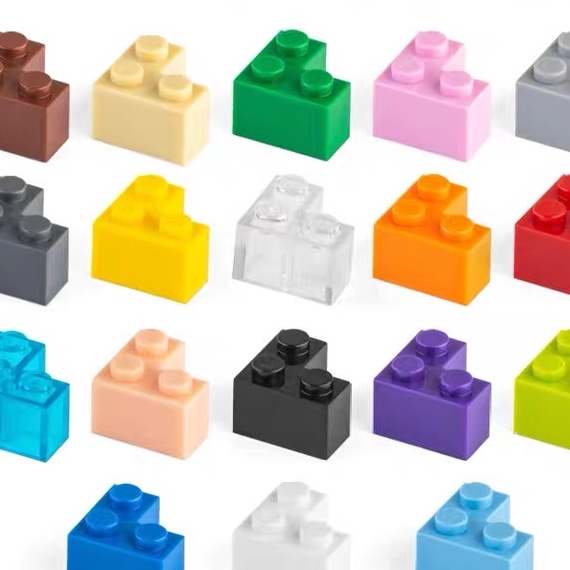 [Funbrick]50PCS Brick 2x2 Corner 2357 Compatible Famous Small Particle ...