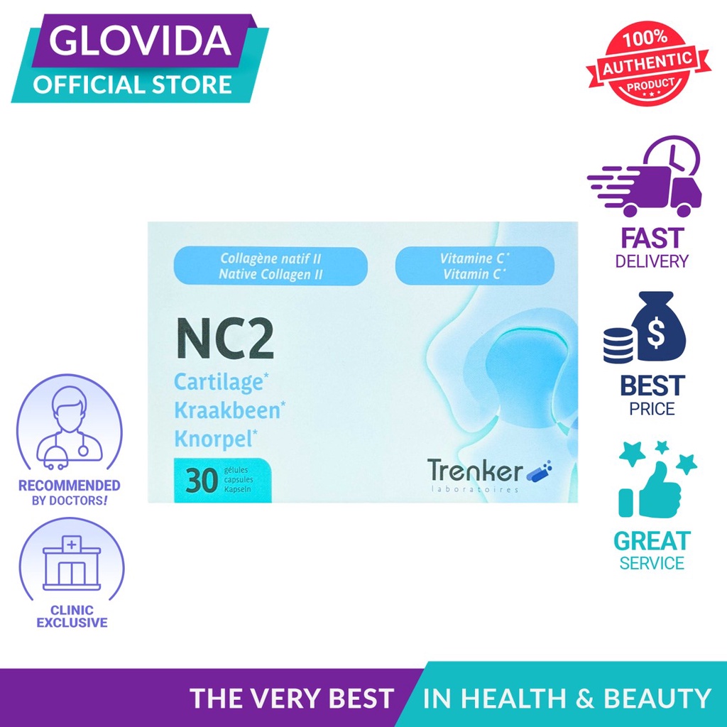 NC2 Native Collagen II Capsules 30's | Exp: May-26 | Glovida | Shopee ...