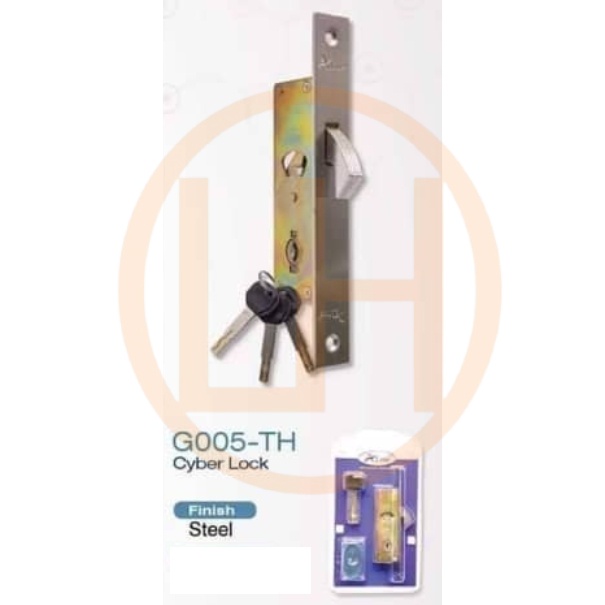 ALine Cyber Lock / Hook Lock Set - G005-TH - SN - Metal Grill Lock ...