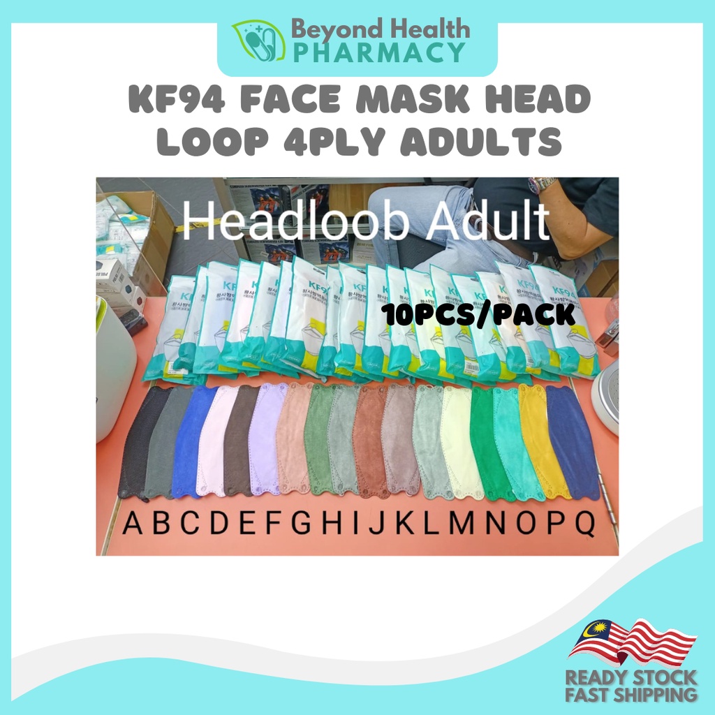 KF94 MASK HEAD LOOP HIJAB MASK HEADLOOP 4PLY KF94 10PCS | Shopee Malaysia