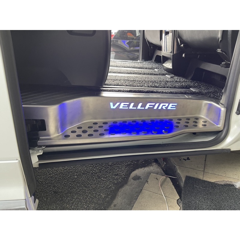 TOYOTA VELLFIRE AGH30 FULLY STAINLESS STILL LED SIDESTEP（2015-2021 ...
