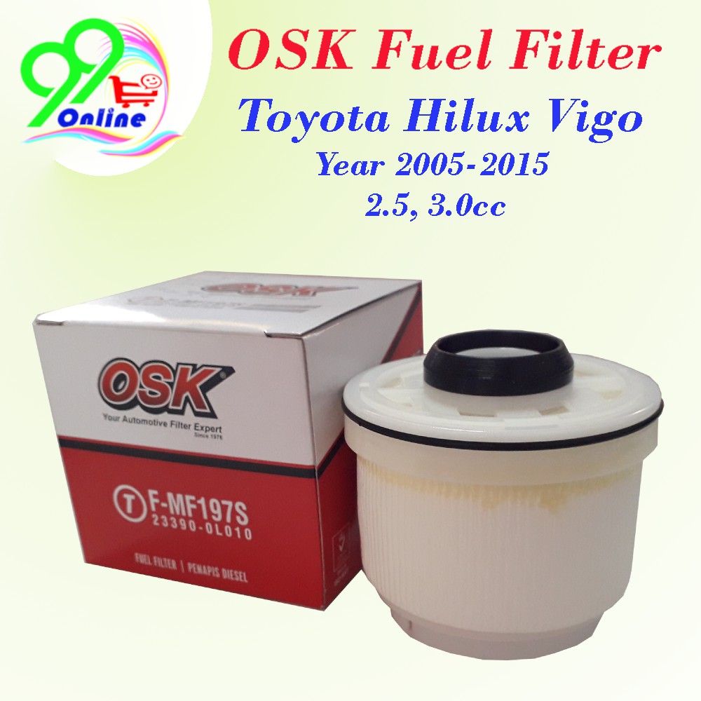 Toyota Hilux Vigo KUN25, 26 (2.5, 3.0cc) OSK Fuel Filter | Shopee Malaysia