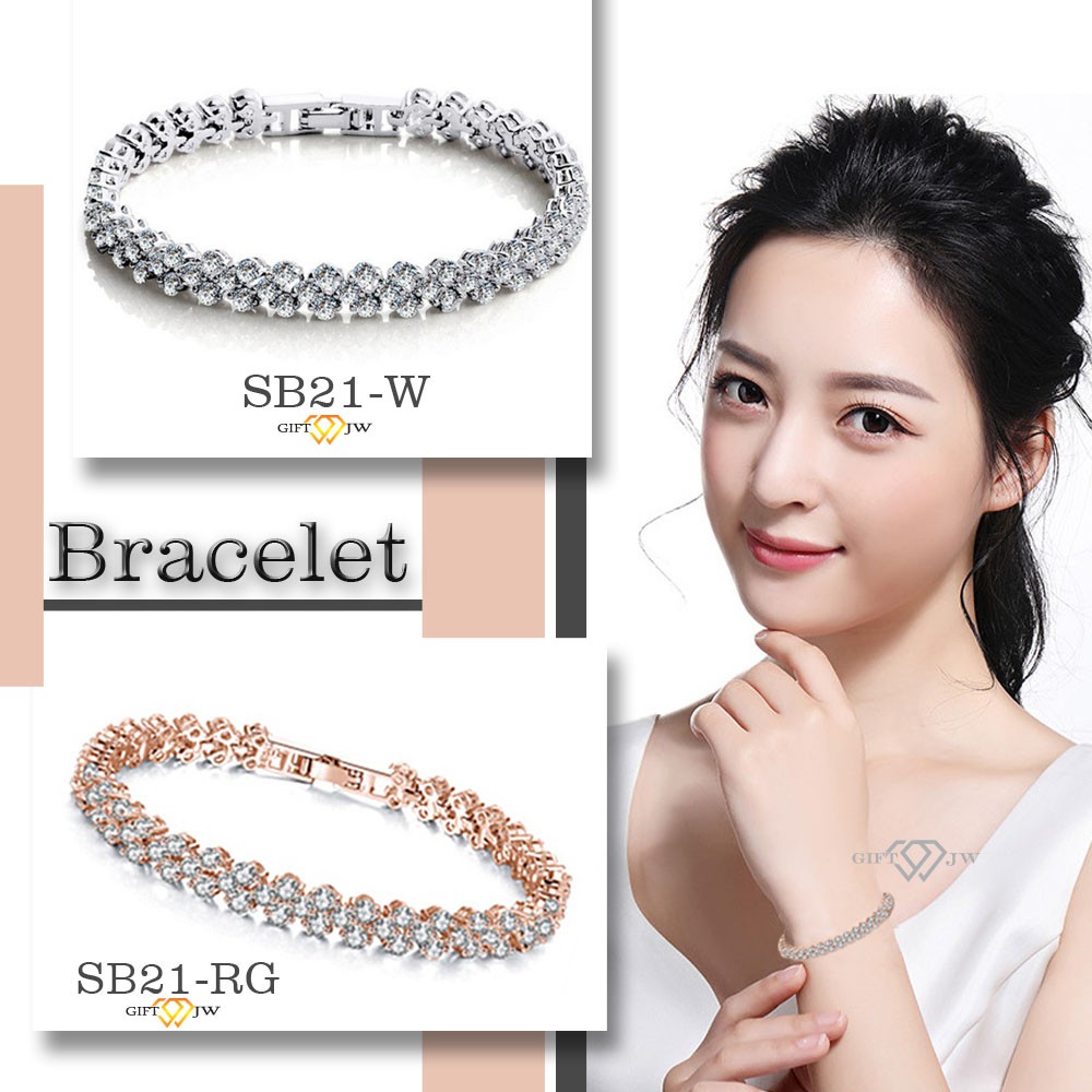 [FREE SHIPPING]- SB21 Gelang Tangan Silver Korea/S925 Rantai Tangan ...