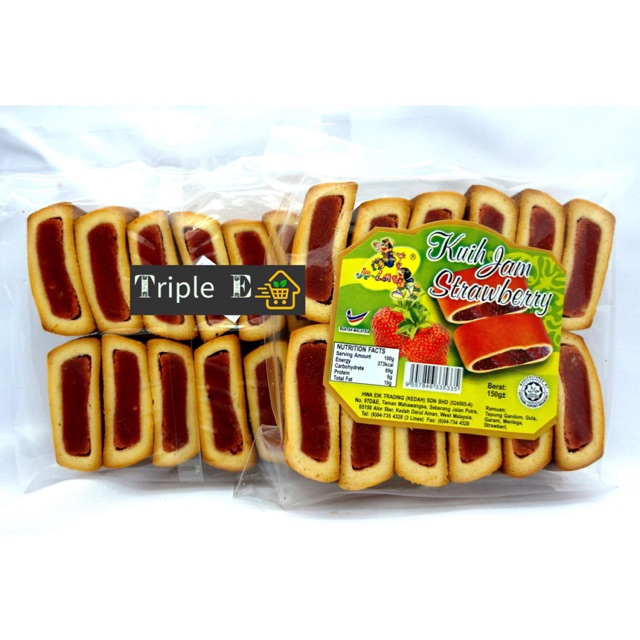 Kuih Potong Strawberry (Alibaba)(130gm) | Shopee Malaysia