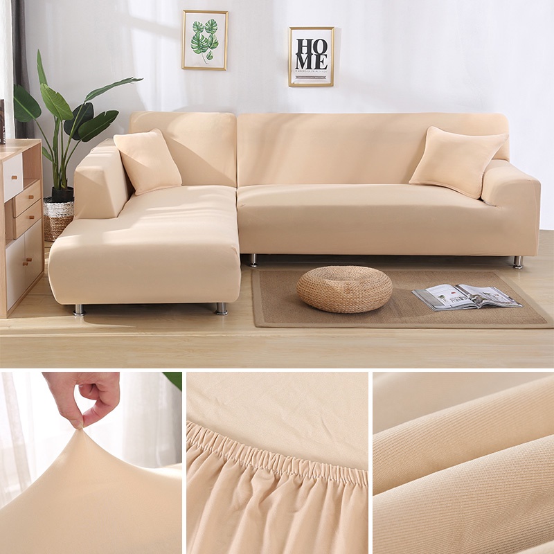 Stretch L Shaped Sofa Cover For Living Room Chaise Longue Sofa Cover