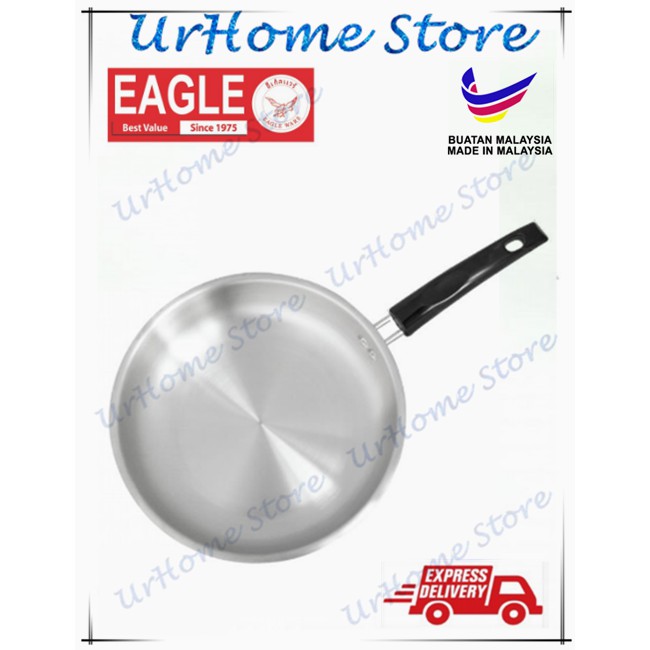 ( 100% Original ) Eagle Stainless Steel Frying Pan / Kitchen Pan- ( 24 ...