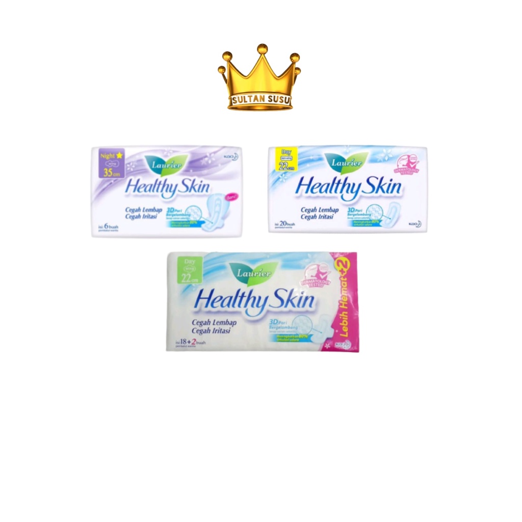 Laurier Sanitary Napkins HEALTY SKIN NON WING 22CM 20'S/Sultansusu ...