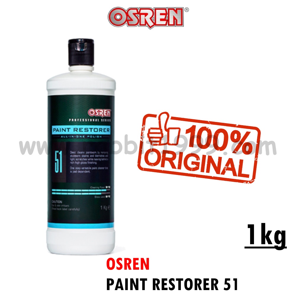 OSREN PAINT RESTORER 51 - 1Lt - one step polish / one step car cleaner ...