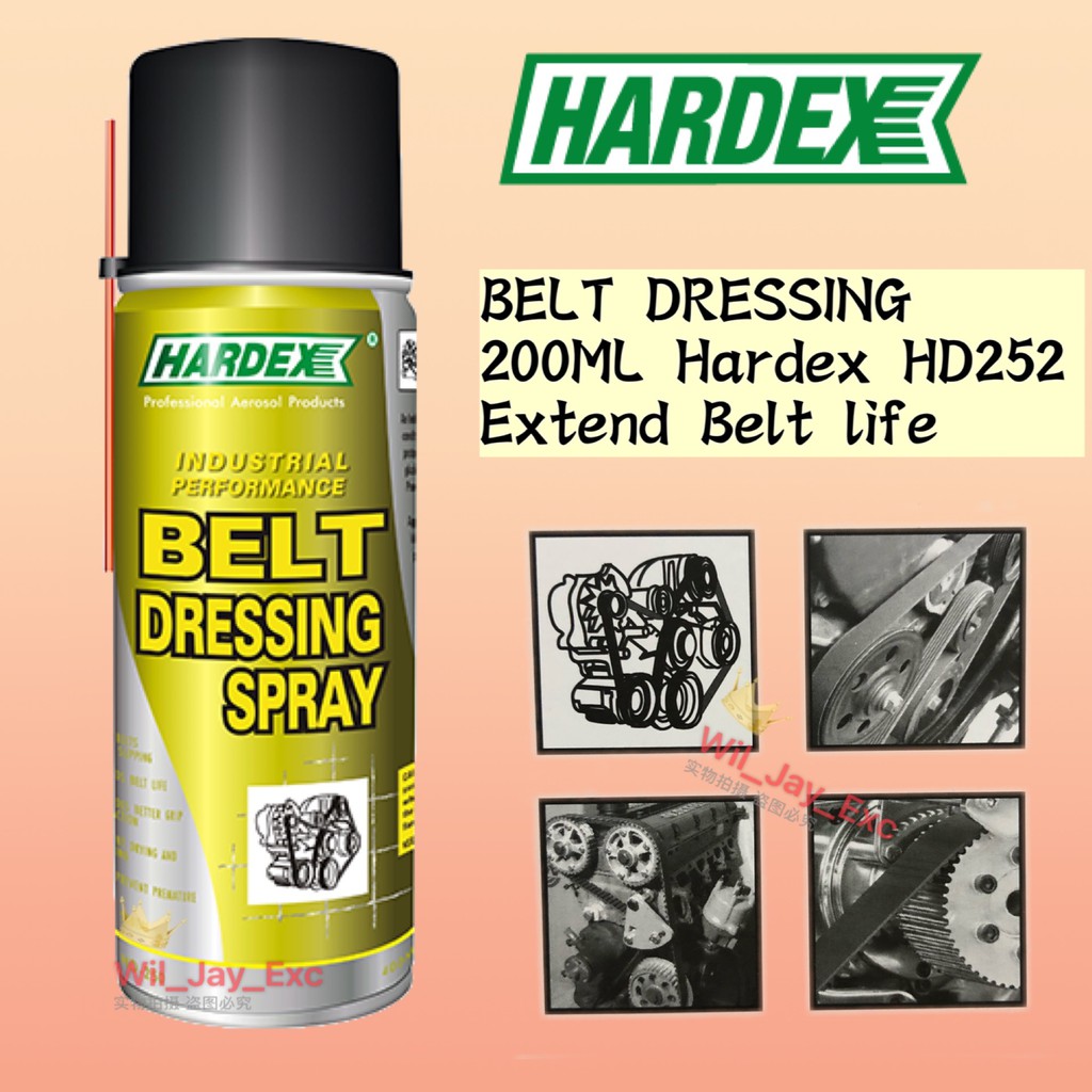 HARDEX HD252 200ML BELT DRESSING SPRAY lubricant HD 252 | Shopee Malaysia