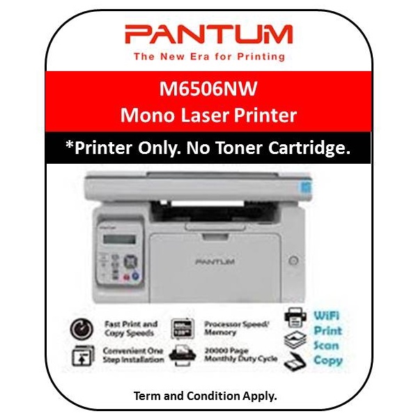 Pantum M6506N (No WiFi)/ M6506NW (WiFi)/ M7100DW (WiFi , Duplex, ADF ...