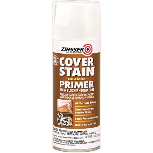 🇺🇸 ZINSSER Cover Stain Oil- Base Primer Stain Blocker Bond Coat - 369g ...