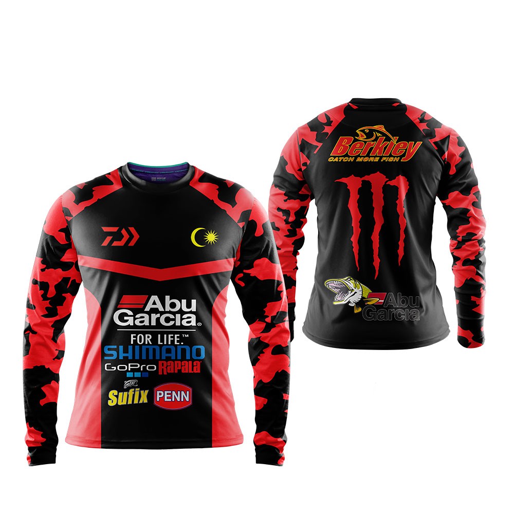 MCB 1ST PART Fishing Outfit | Baju Memancing | Fishing Jersey | Shopee ...