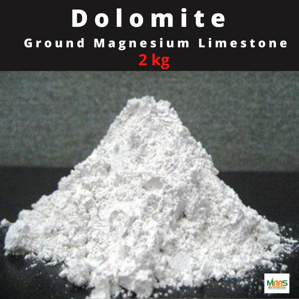 2 KG Kapur Pertanian Dolomite / GML Ground Magnesium Limestone Best ...