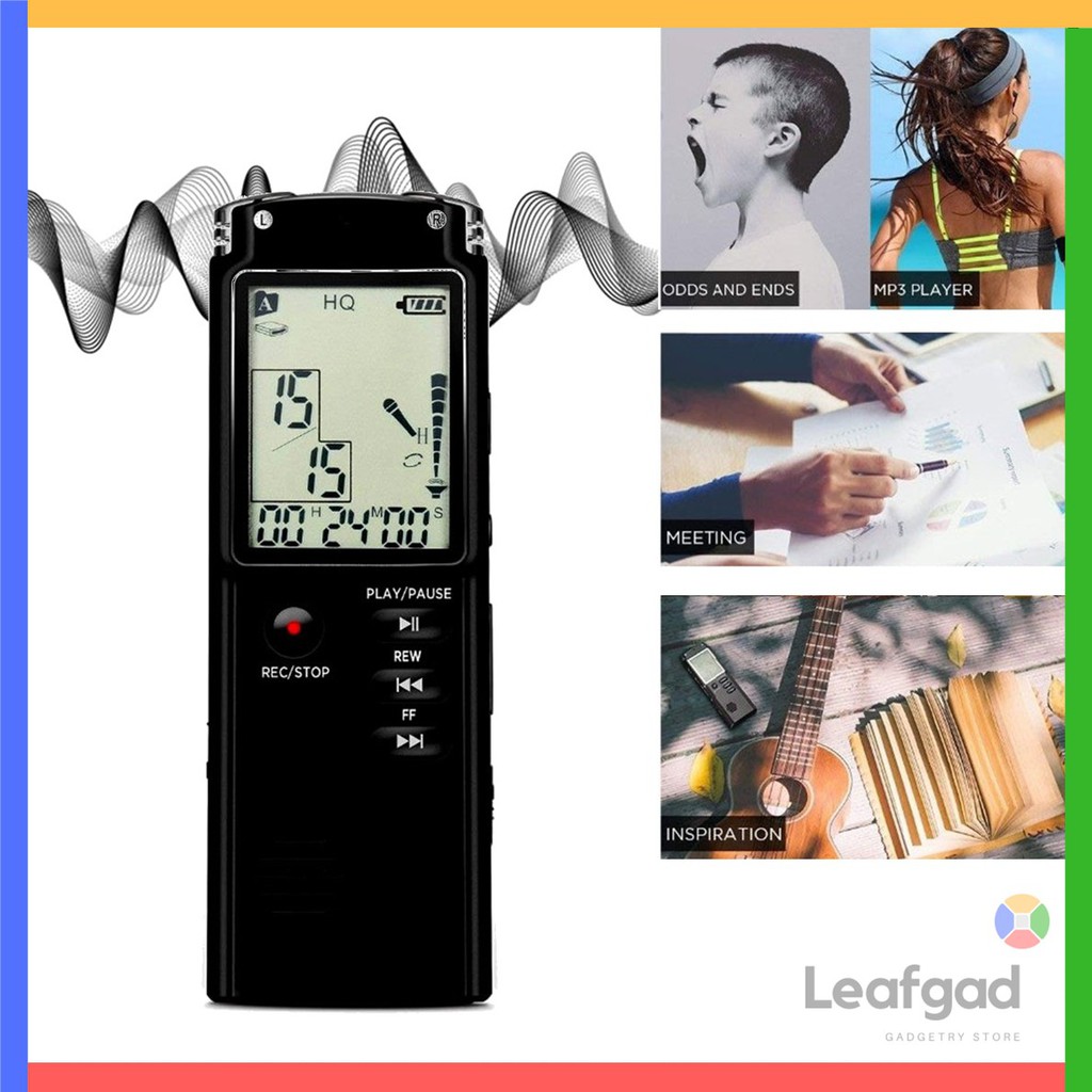 🔥READY STOCK🔥 Proocam 16GB DIGITAL VOICE RECORDER MP3 Player Voice ...