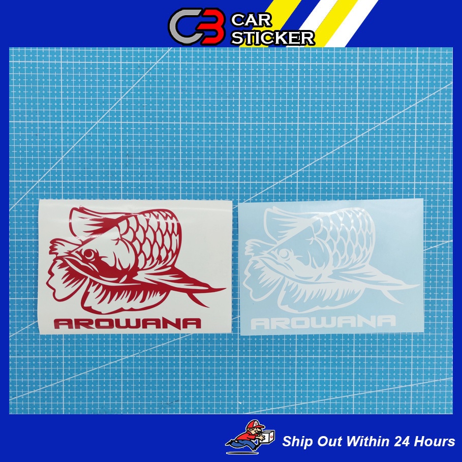 AROWANA STICKER STICKER AQUARIUM / CS520 | Shopee Malaysia