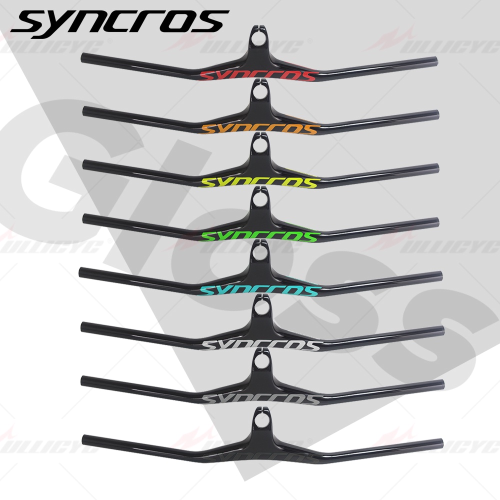 SYNCROS Mountain Bike MTB Black Gloss/Matte Full Carbon Fibre Handlebar ...
