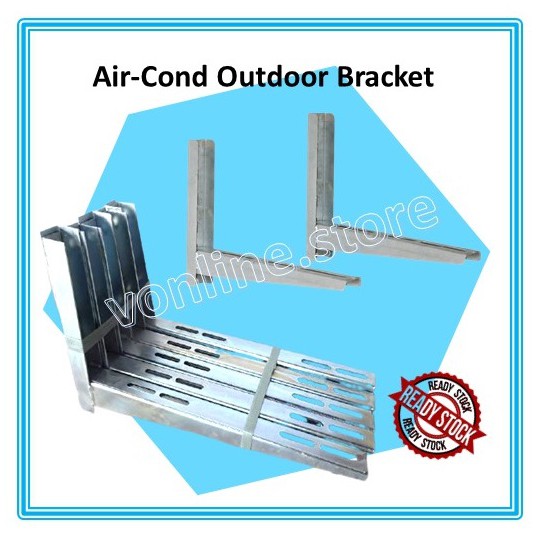 Air Cond Outdoor Bracket 1.0 HP - 2.5 HP / Braket Besi / 一匹至两匹半 冷气支架 ...
